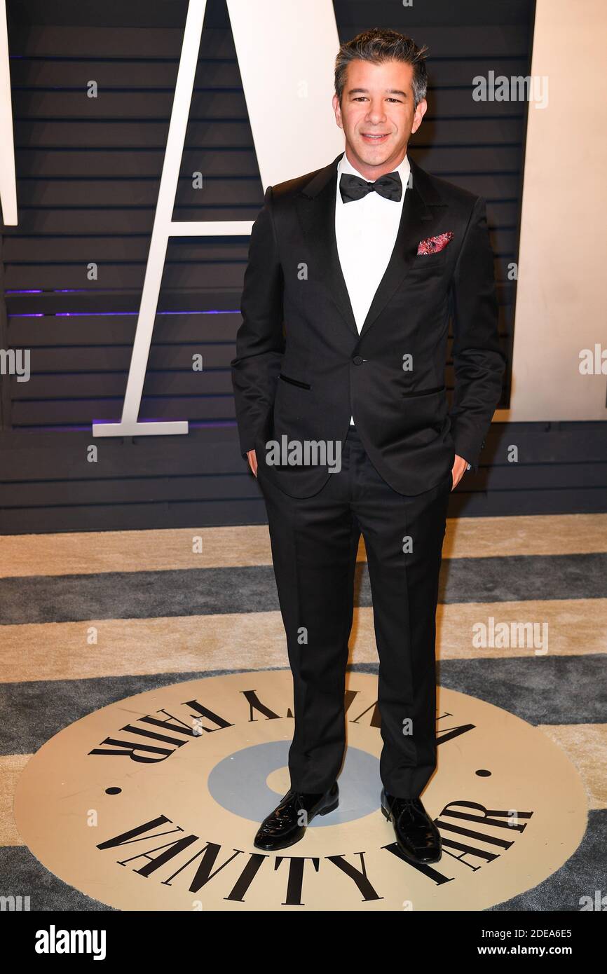 Travis Kalanick attending the 2019 Vanity Fair Oscar Party hosted by ...