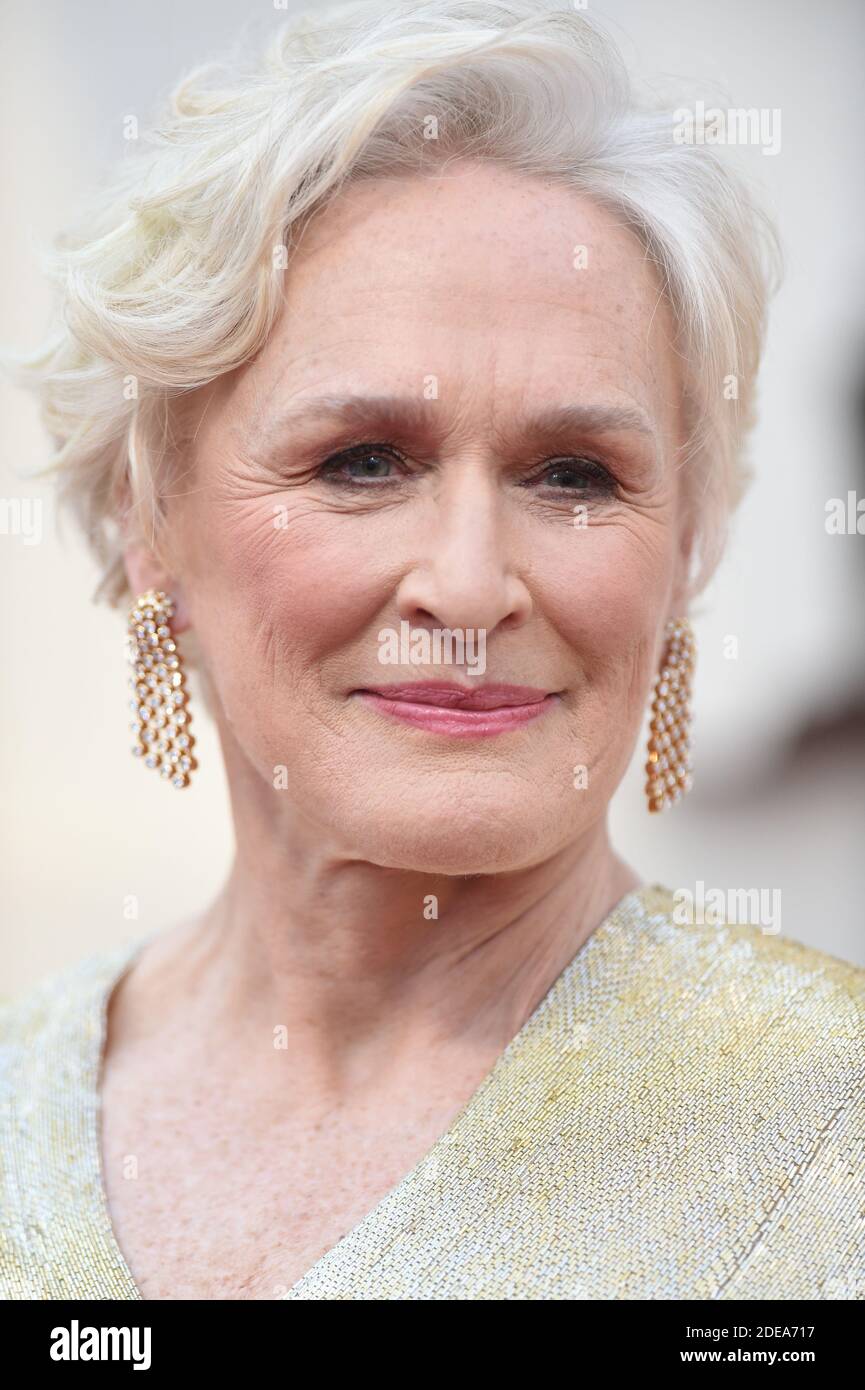 Glenn Close walking the red carpet as arriving to the 91st Academy ...