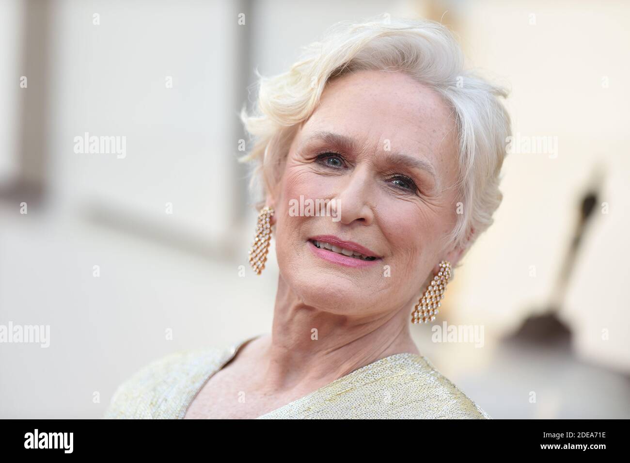 Glenn Close walking the red carpet as arriving to the 91st Academy ...