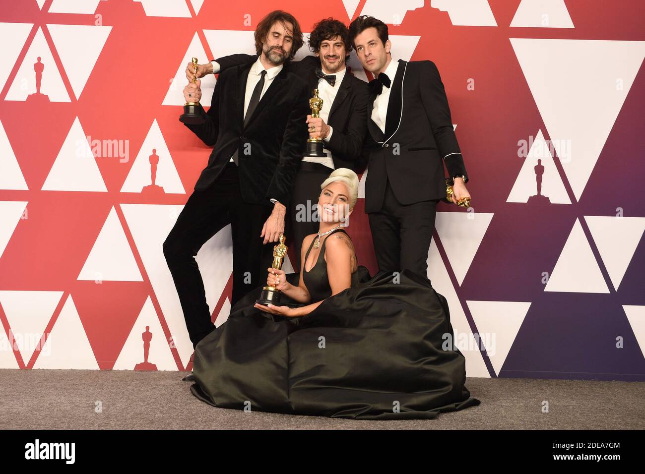Andrew Wyatt, Anthony Rossomando, Mark Ronson, and Lady Gaga, winners ...