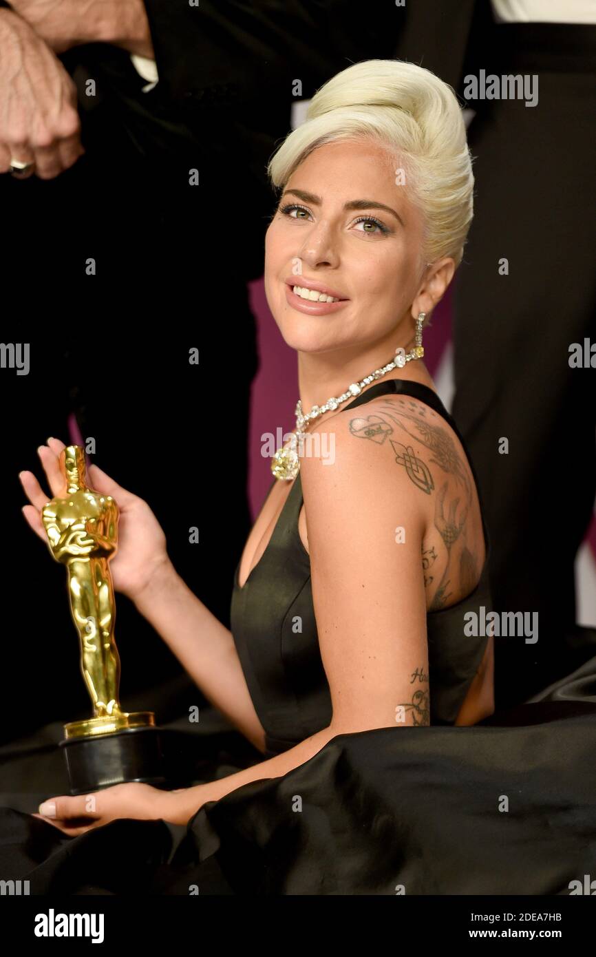 Lady Gaga, winner of Best Original Song for 'Shallow' from 'A Star is ...