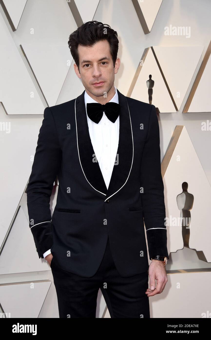 Mark Ronson walking the red carpet as arriving to the 91st Academy ...