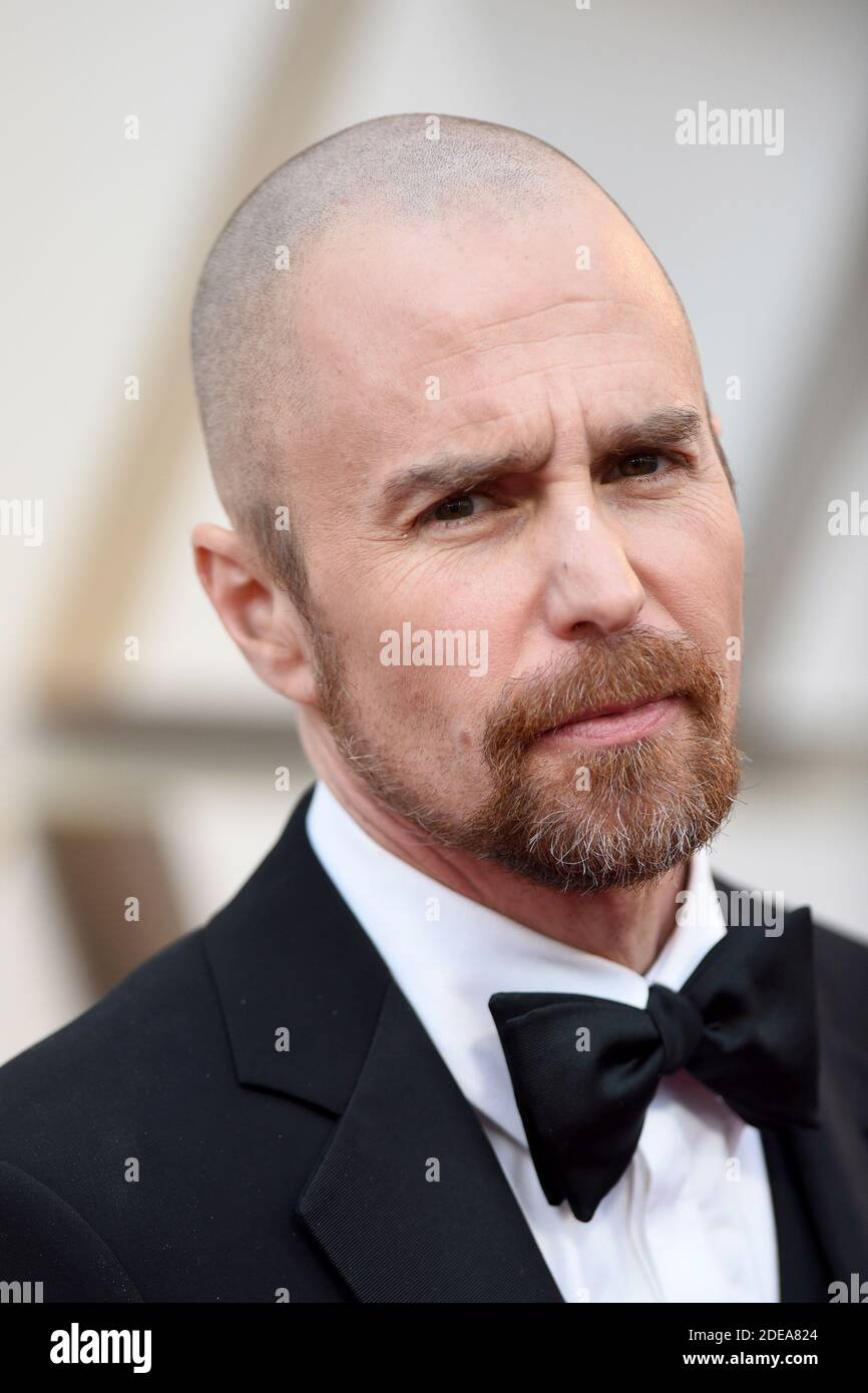 Sam Rockwell walking the red carpet as arriving to the 91st Academy ...