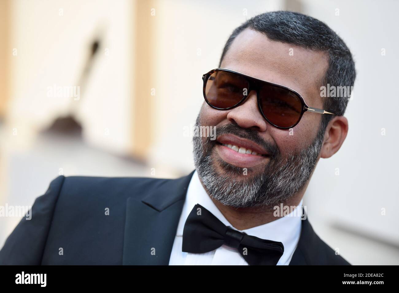 Jordan Peele walking the red carpet as arriving to the 91st Academy ...
