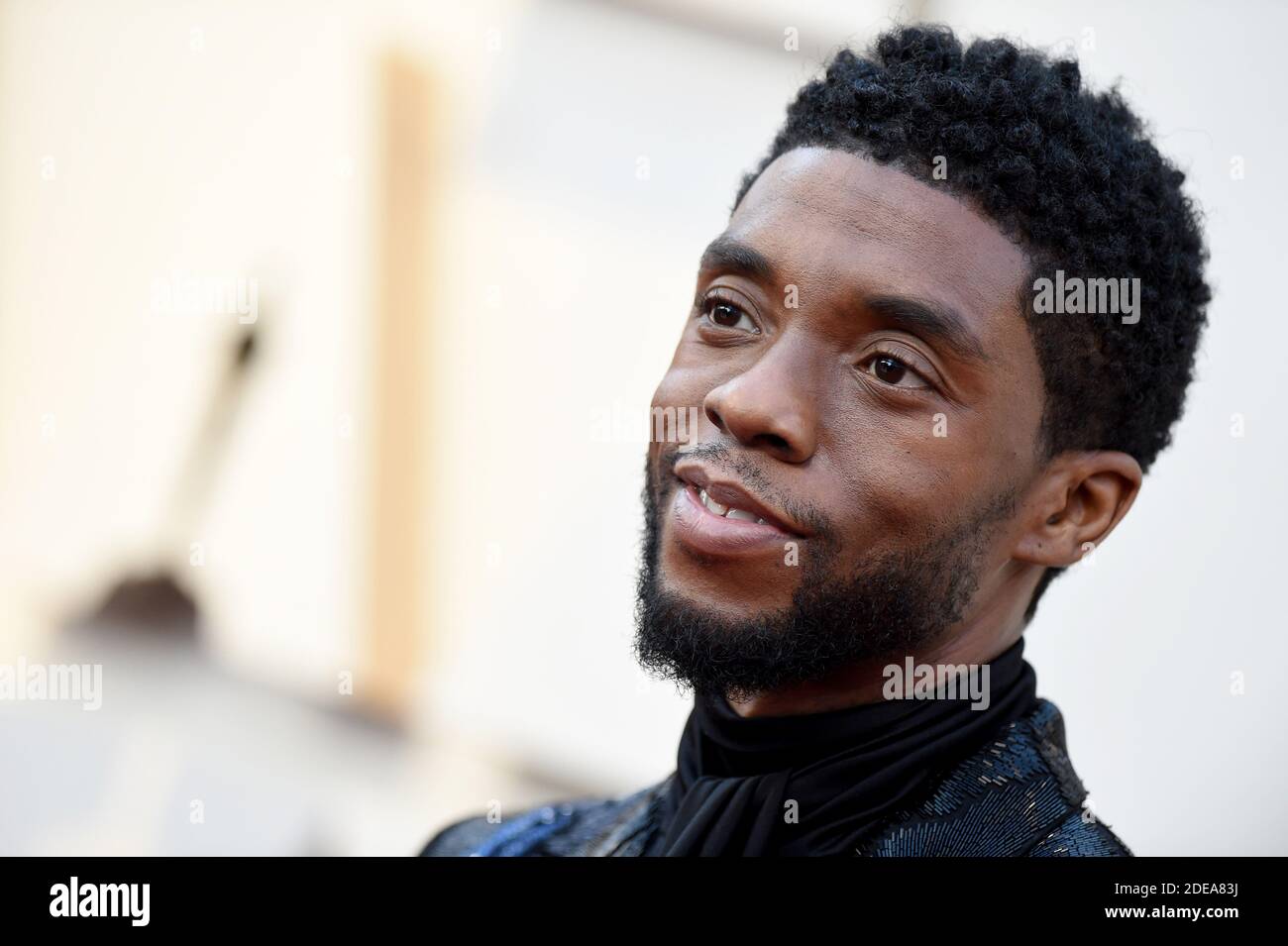 Chadwick Boseman walking the red carpet as arriving to the 91st Academy ...