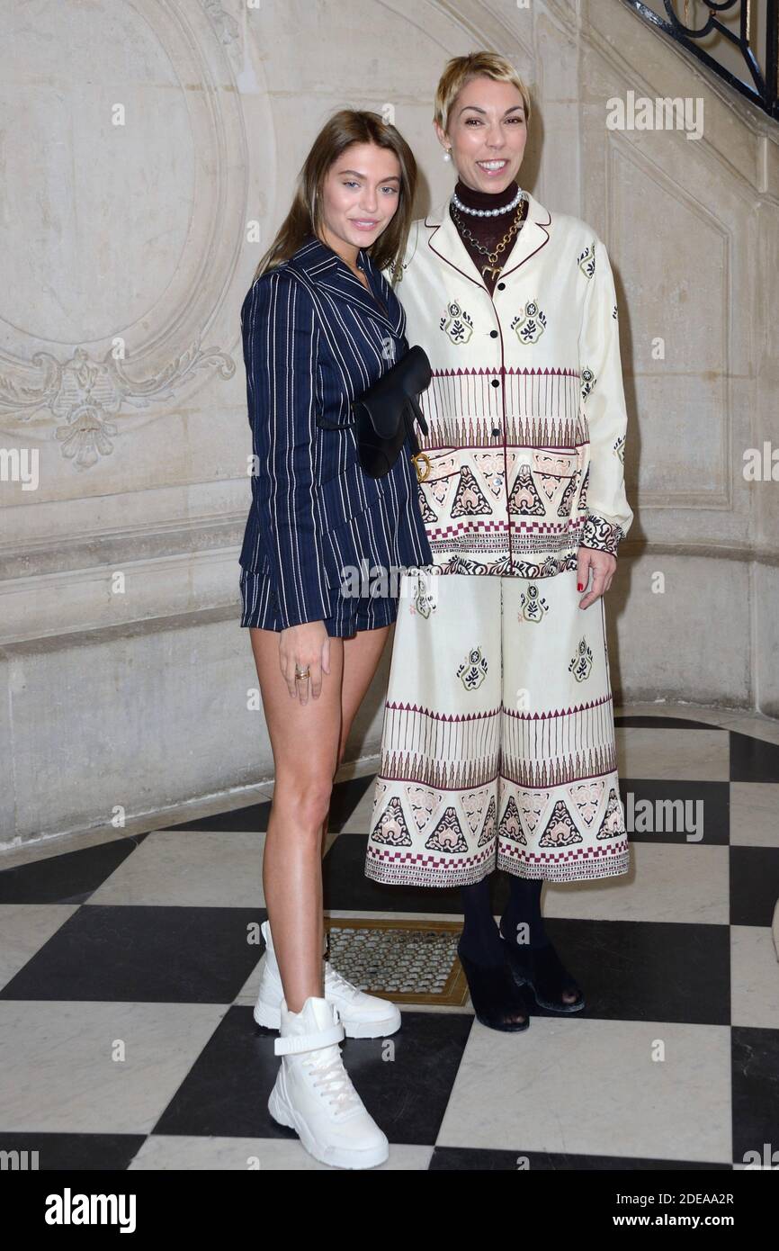 Heloise Agostinelli and Mathilde Favier attending the Christian Dior ...