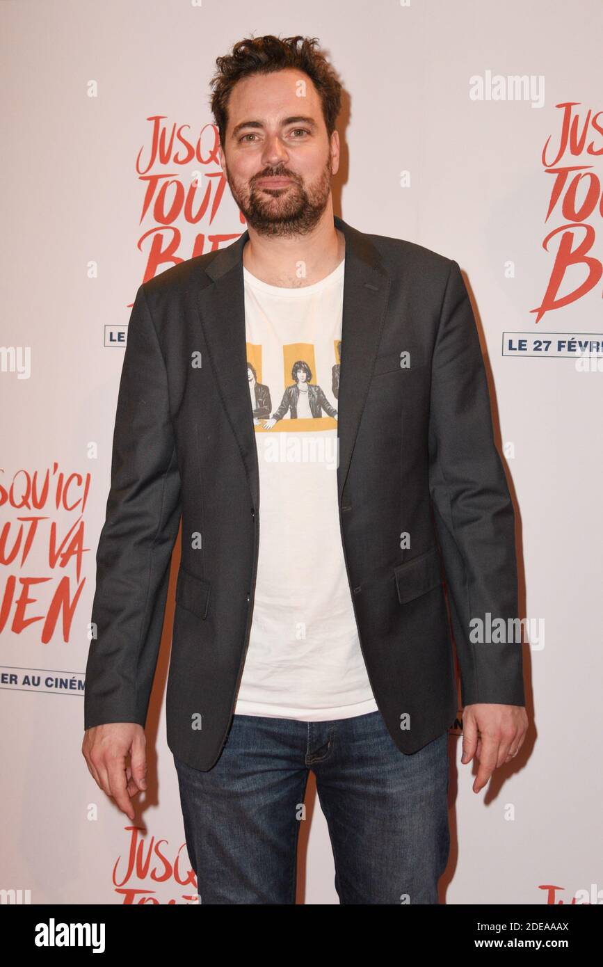 Loic Legendre attending the premiere of Jusqu'ici Tout Va Bien at ...