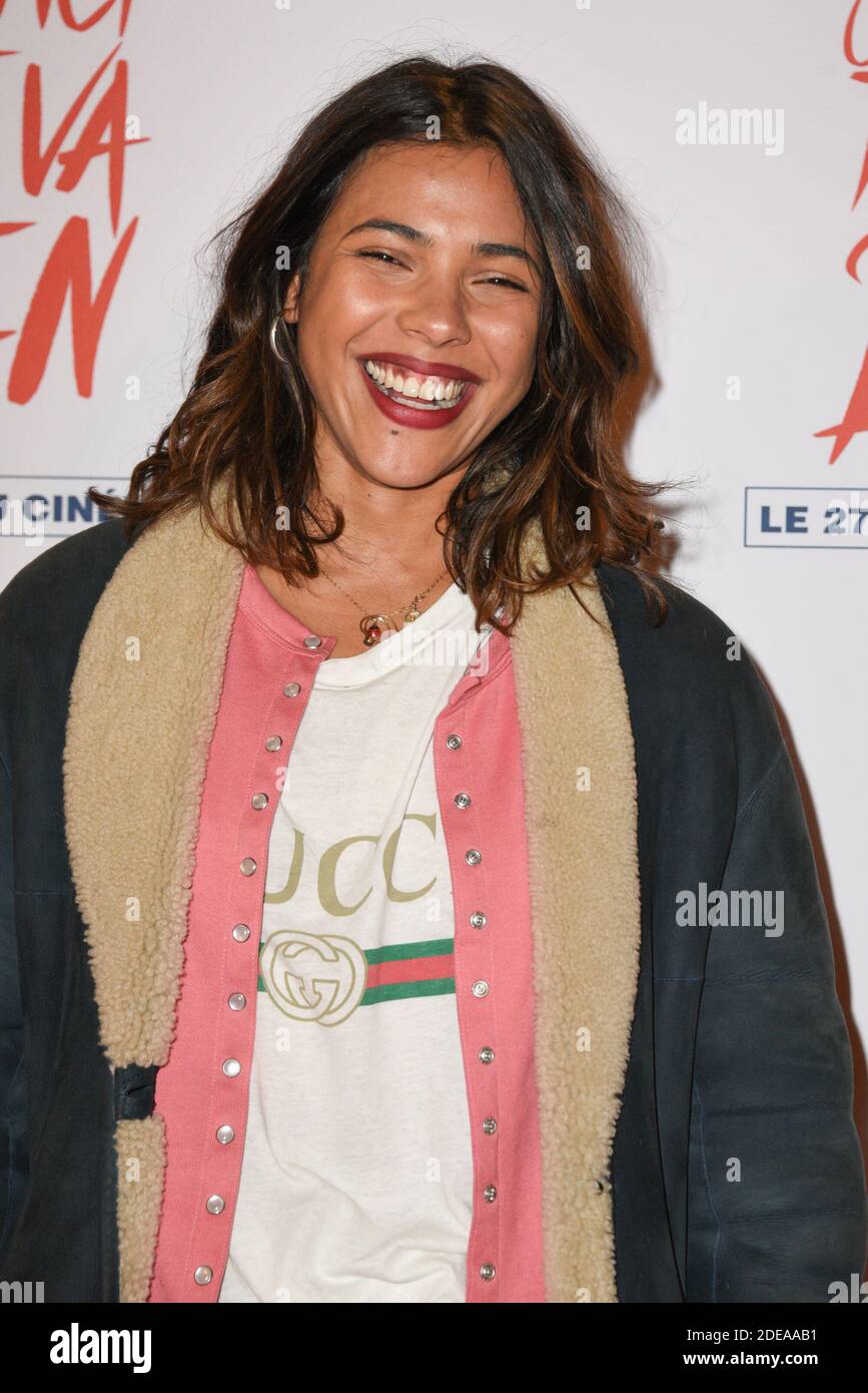 Zita Hanrot attending the premiere of Jusqu'ici Tout Va Bien at Gaumont ...