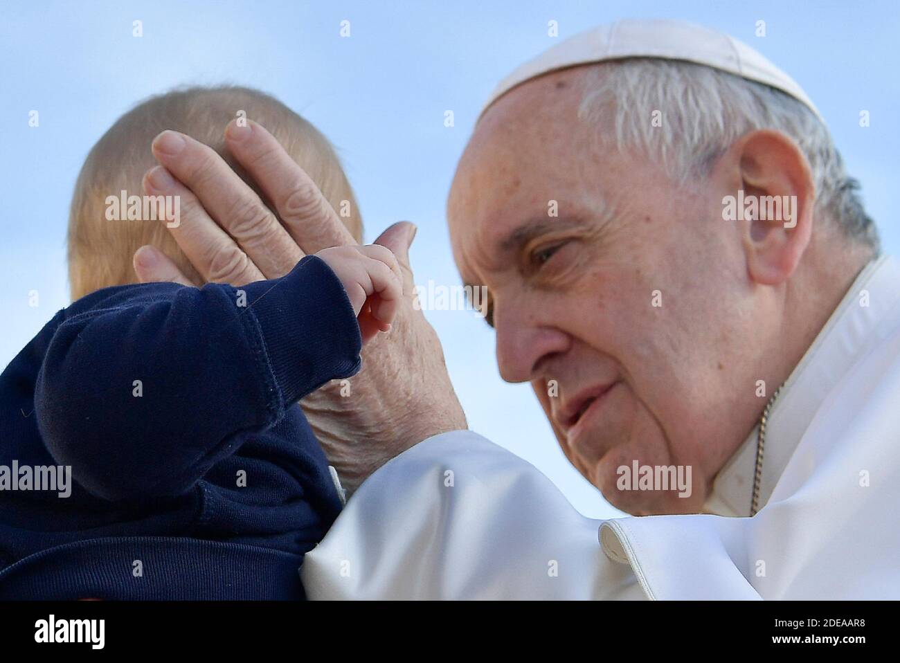 Pope Francis attends the weekly general audience in Saint Peter's ...