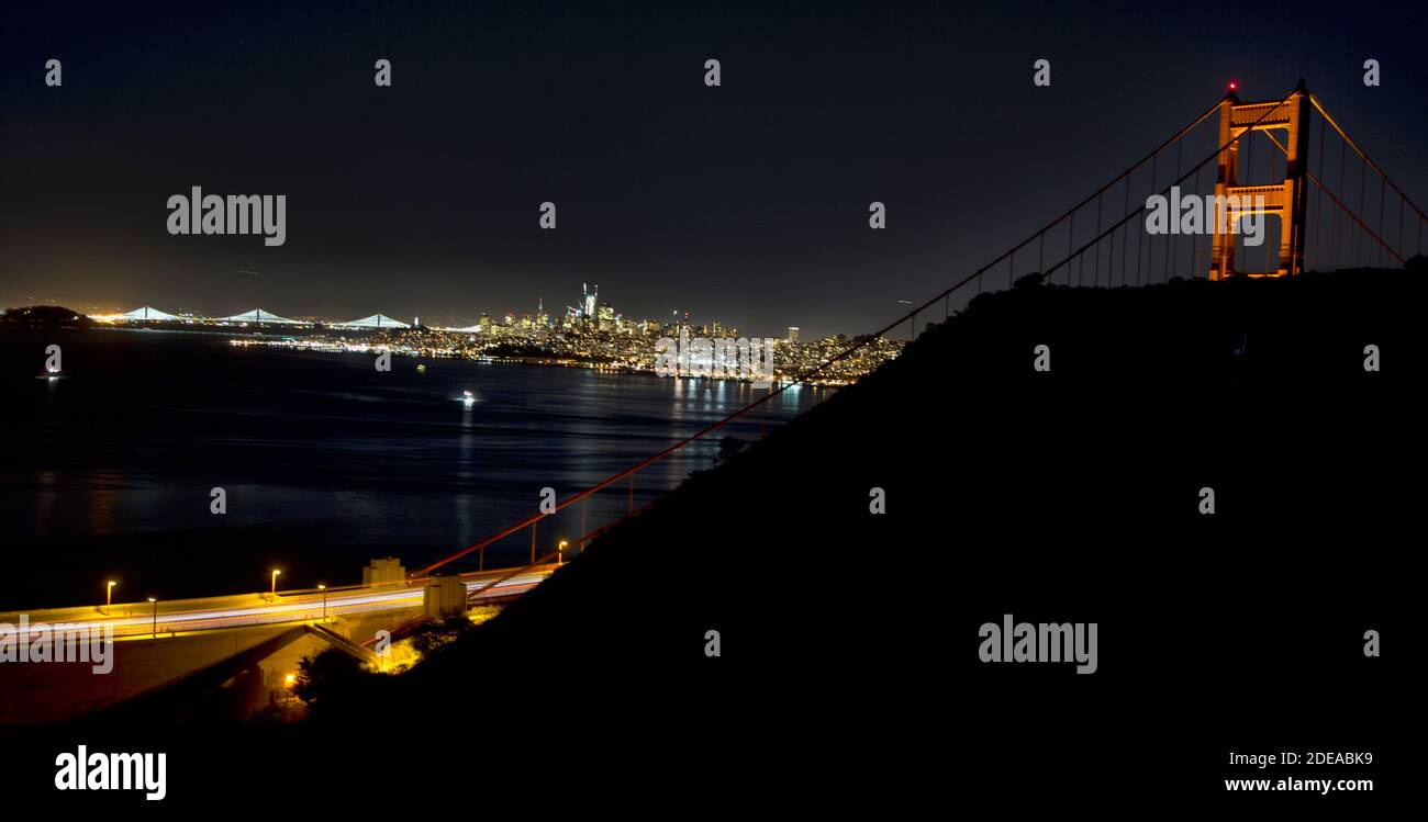 Views of the Golden Gate Bridge from Slacker Hill Stock Photo - Alamy