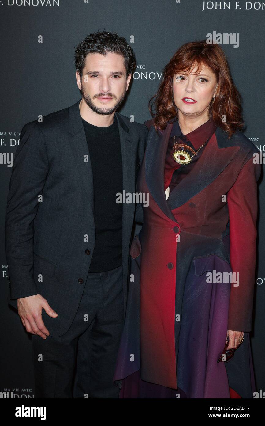 Actor Kit Harington, and Susan Sarandon attending the 'Ma Vie Avec John ...