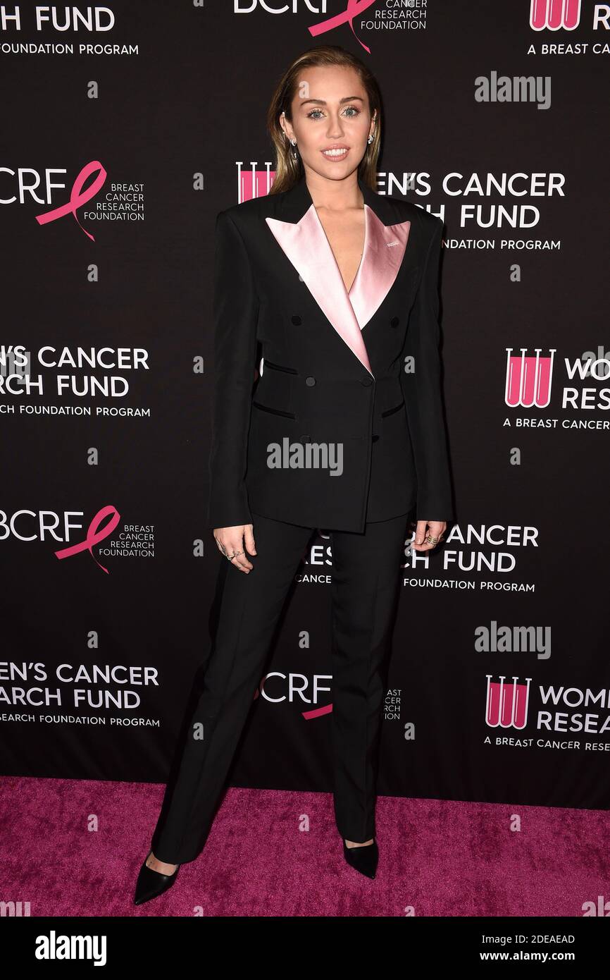 Miley Cyrus attends the Women's Cancer Research Fund's An Unforgettable ...