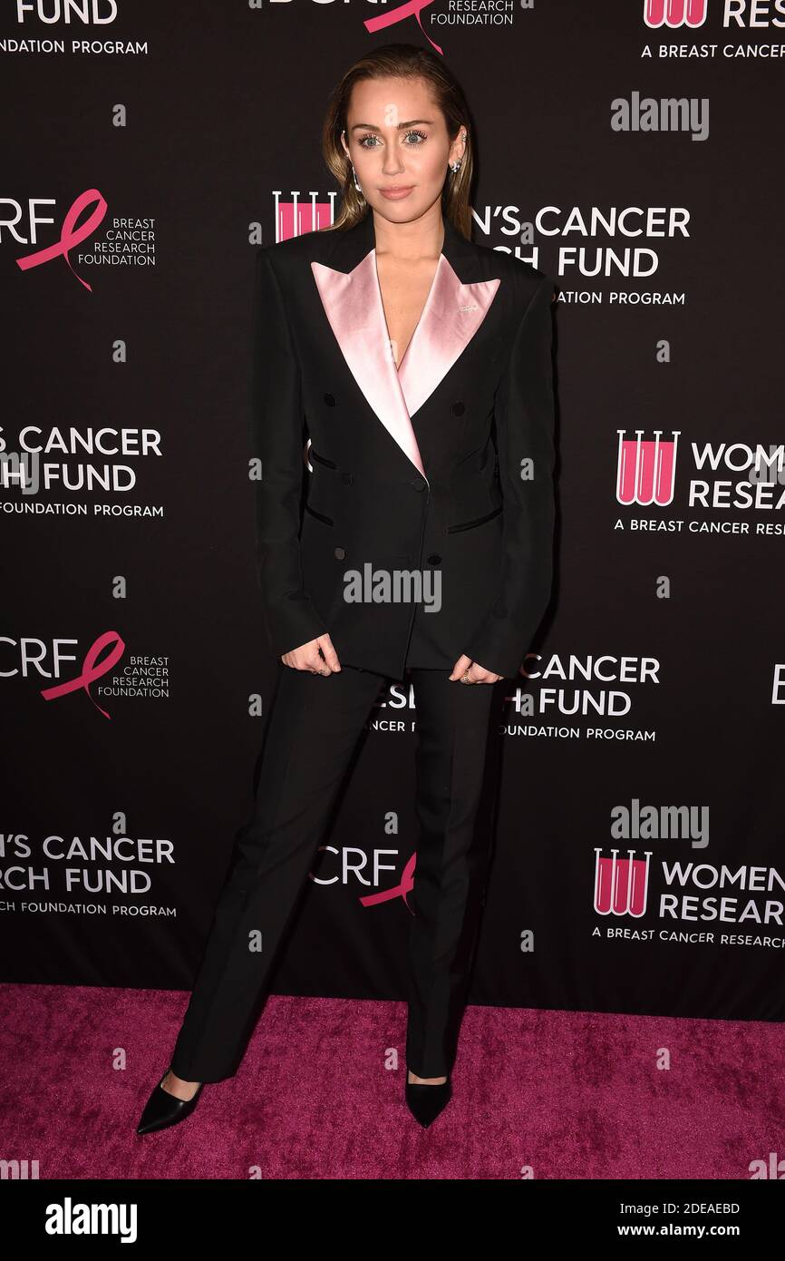 Miley Cyrus attends the Women's Cancer Research Fund's An Unforgettable ...