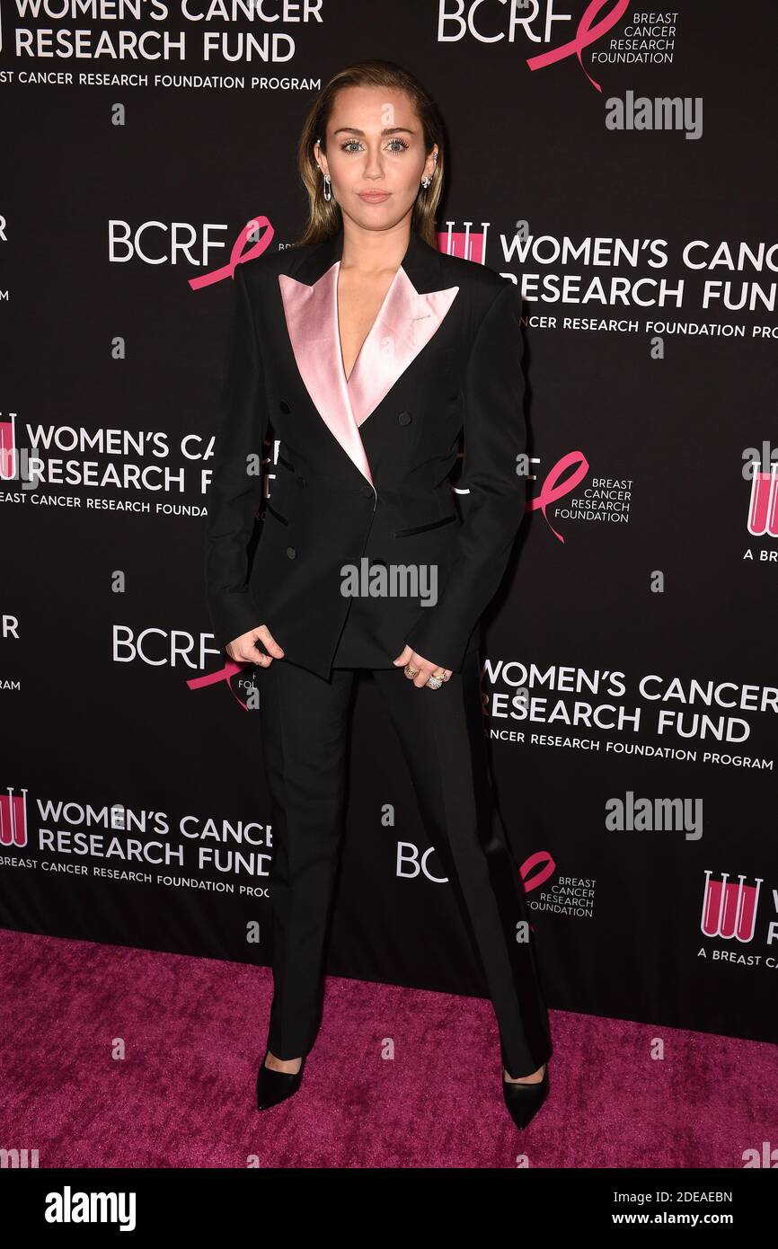 Miley Cyrus attends the Women's Cancer Research Fund's An Unforgettable ...