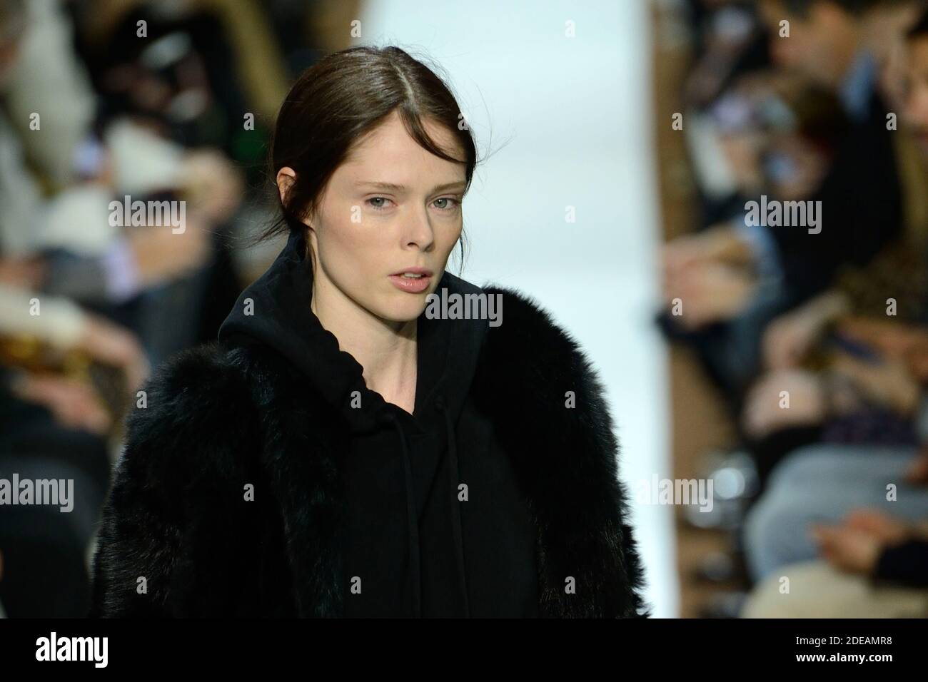 Coco Rocha walks the runway during the Akris show as part of the Paris ...