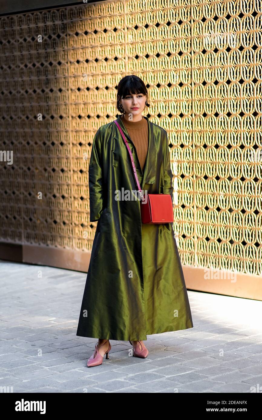 Street style, Maria Bernad arriving at Lanvin Fall-Winter 2019-2020 ...