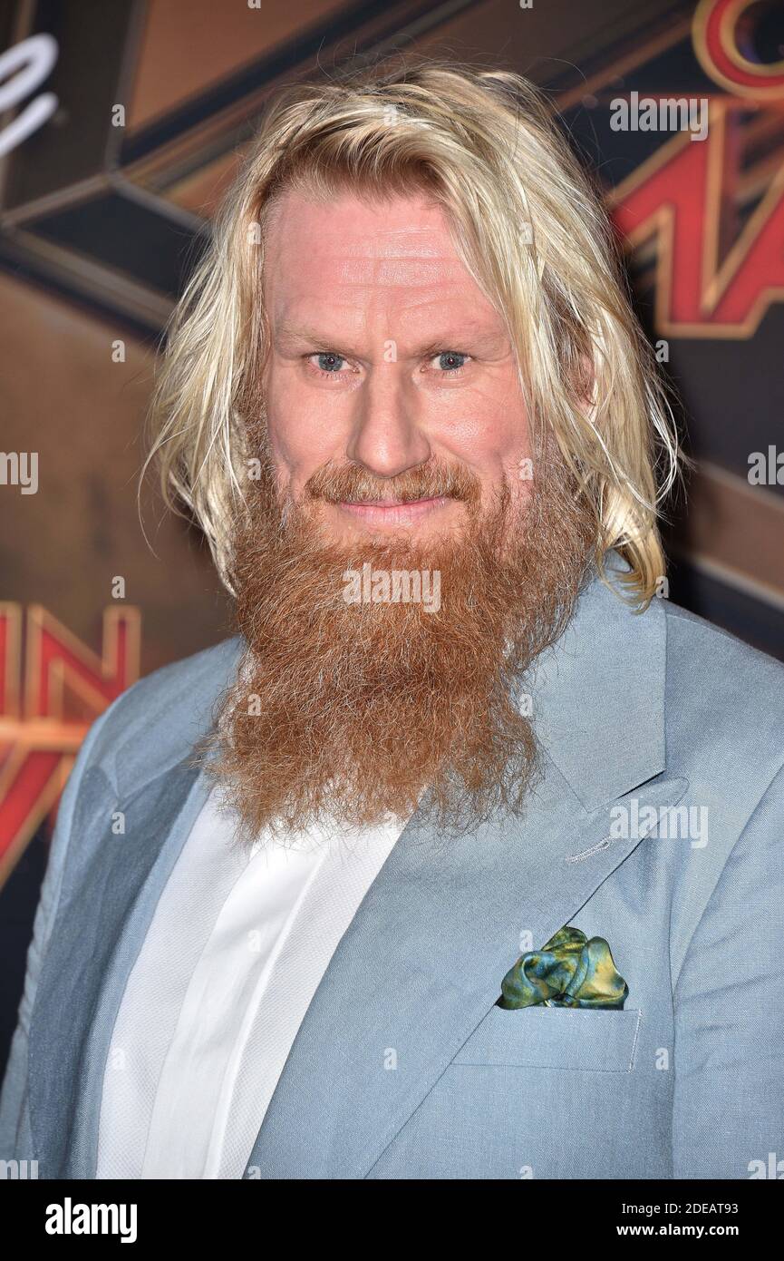 Rune Temte attends Marvel Studios 'Captain Marvel' Premiere on March 04 ...