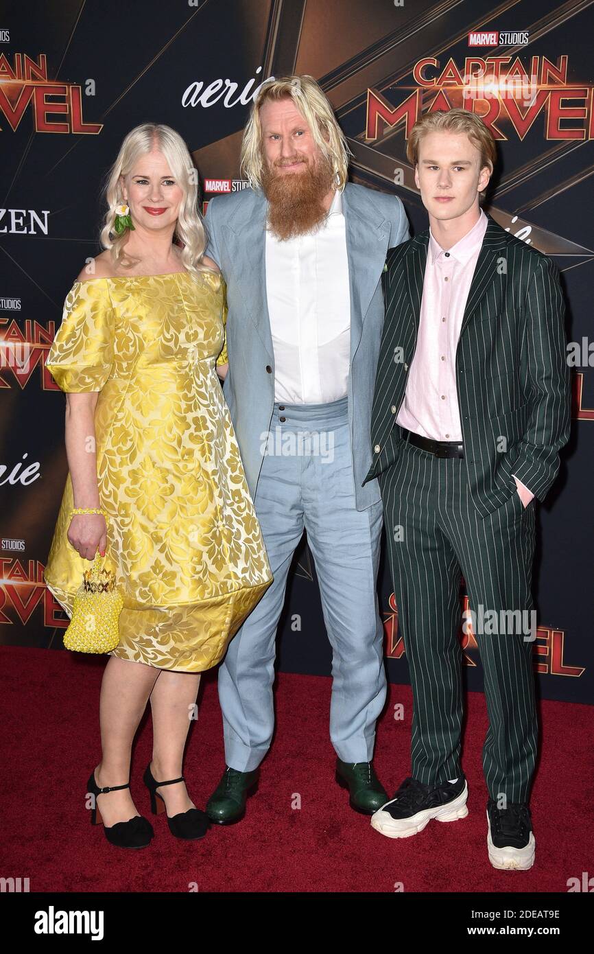 Rune Temte attends Marvel Studios 'Captain Marvel' Premiere on March 04 ...