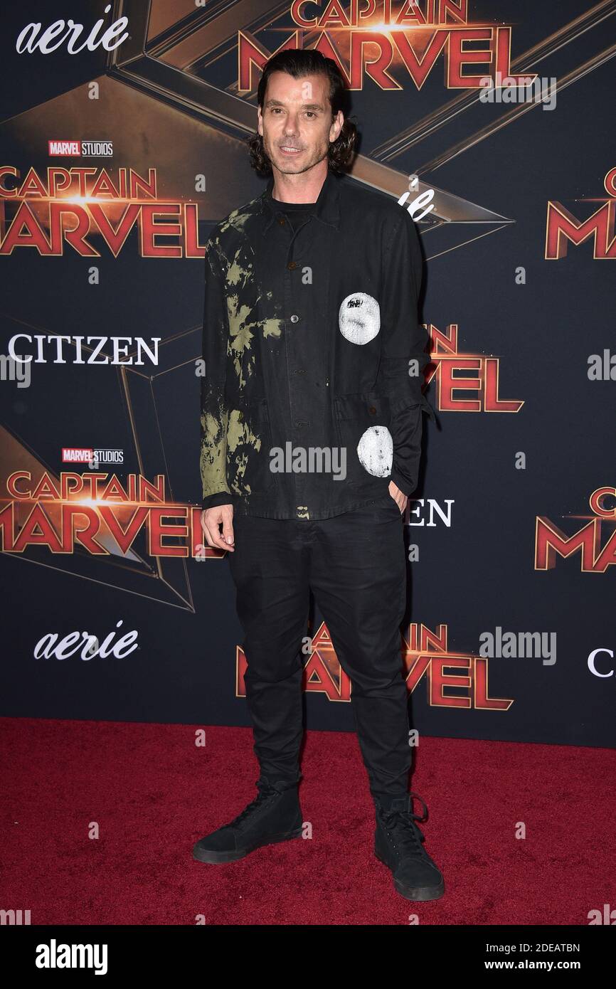 Gavin Rossdale attends Marvel Studios 'Captain Marvel' Premiere on ...