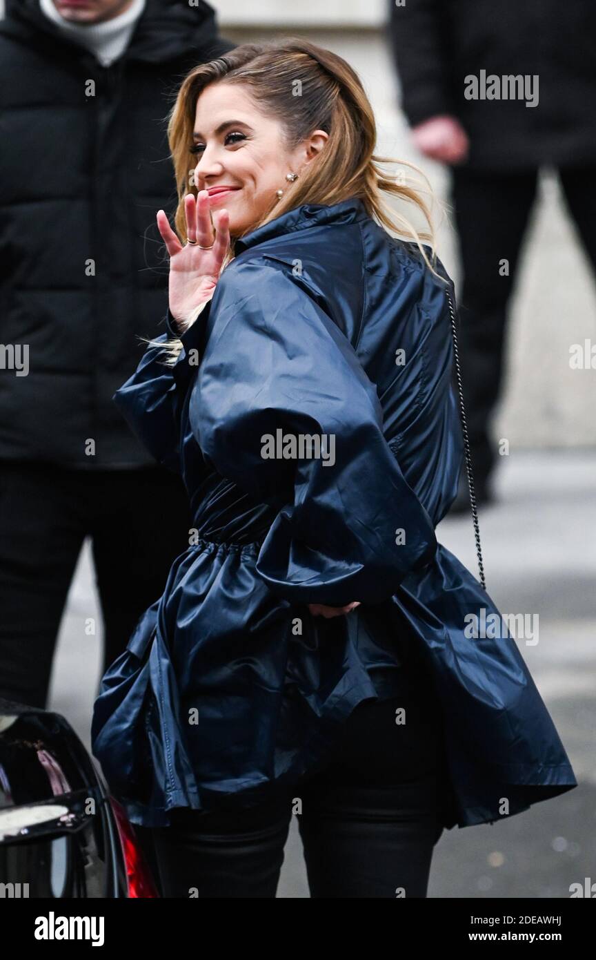 Ashley Benson poses before the Chanel show as part of Paris Fashion ...