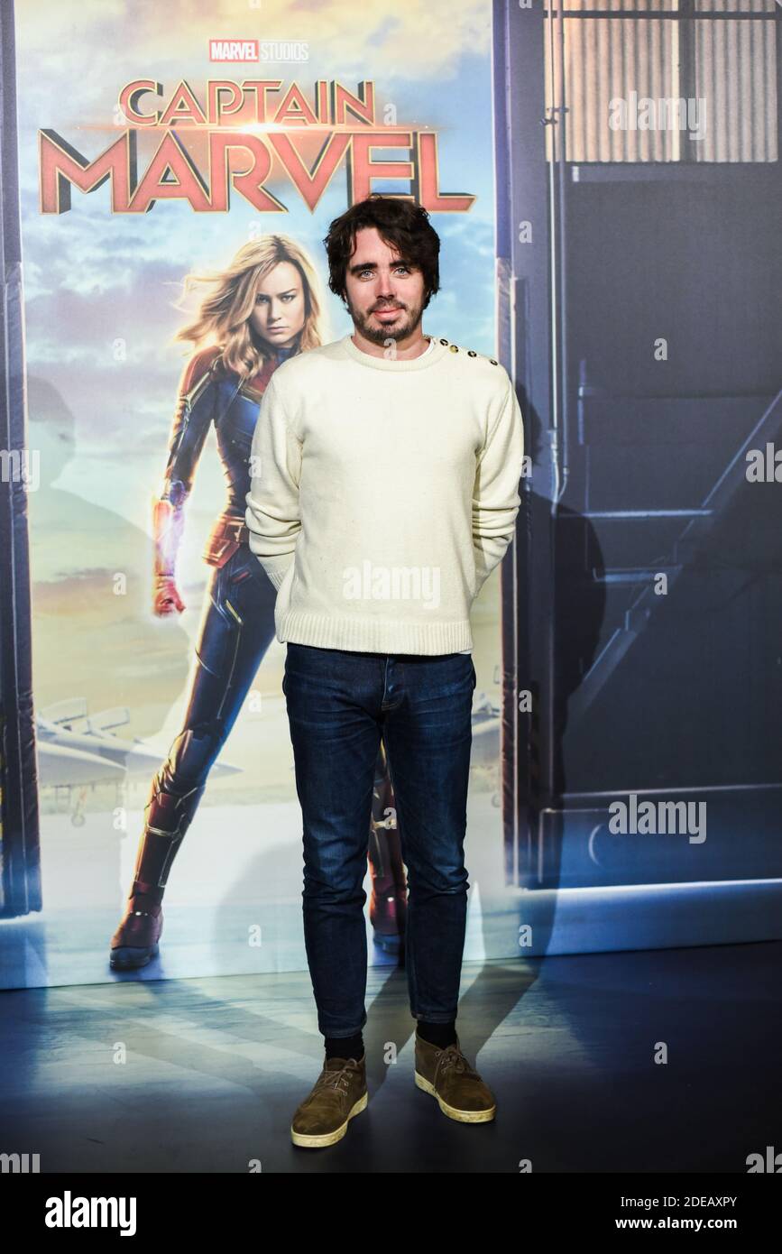 Eric Metzger attending the Captain Marvel Premiere at the Grand Rex in ...