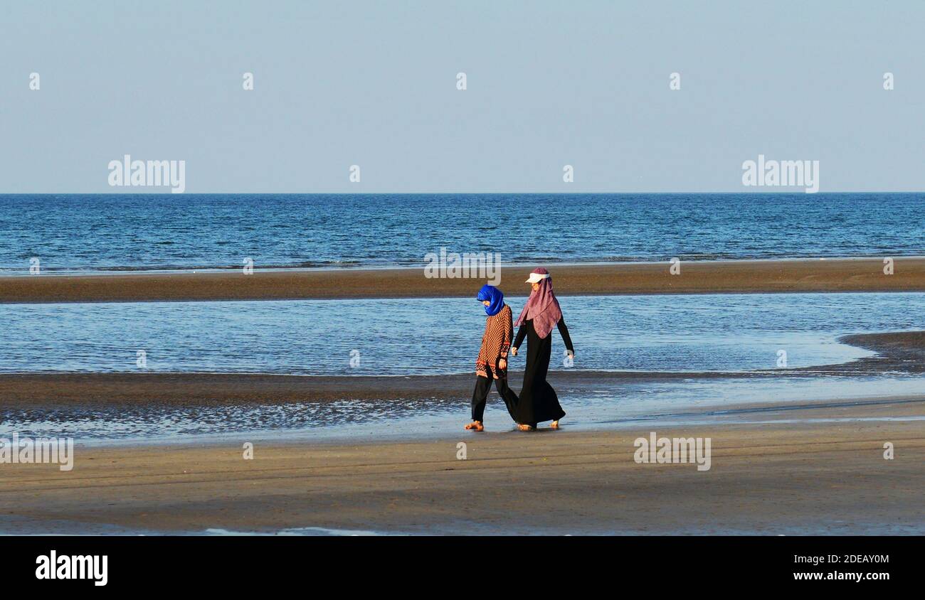 Qurum Beach in Muscat, Oman Stock Photo - Alamy
