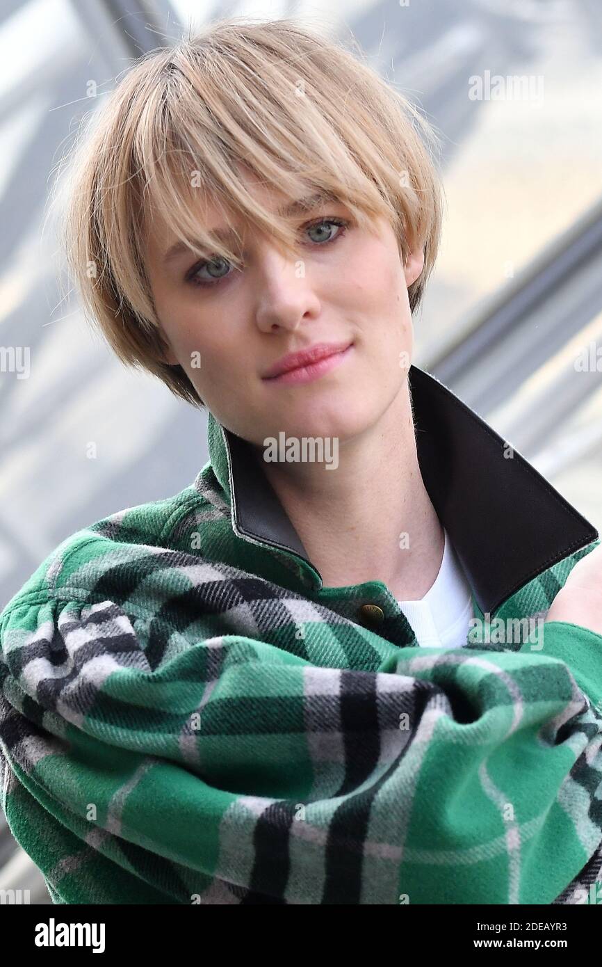 Mackenzie Davis attends the Louis Vuitton show as part of the Paris ...