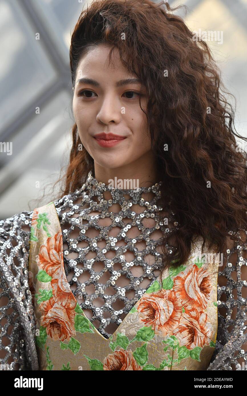 Zhong Chuxi attends the Louis Vuitton show as part of the Paris Fashion ...