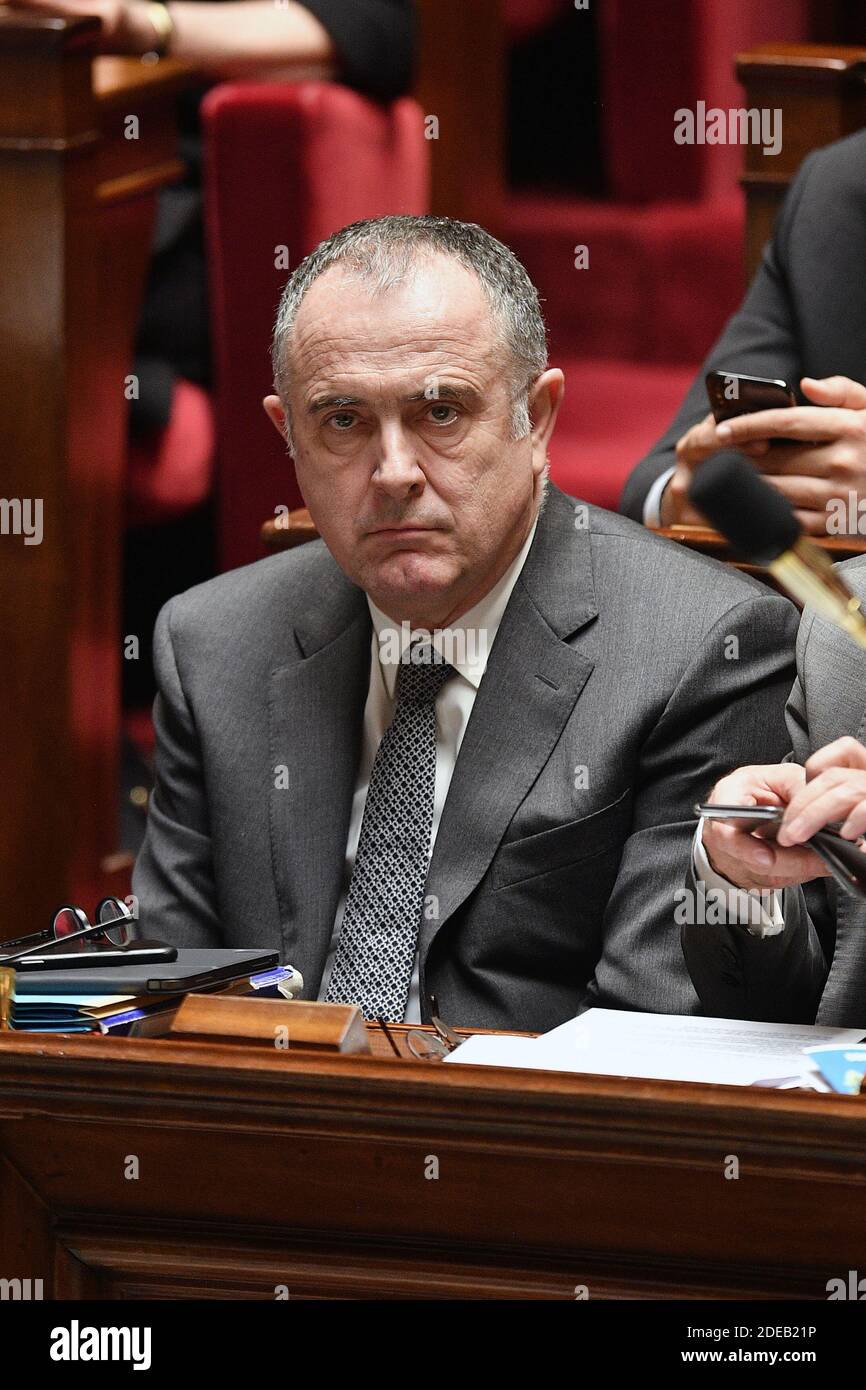 Minister of agriculture Didier Guillaume attends a session of ...