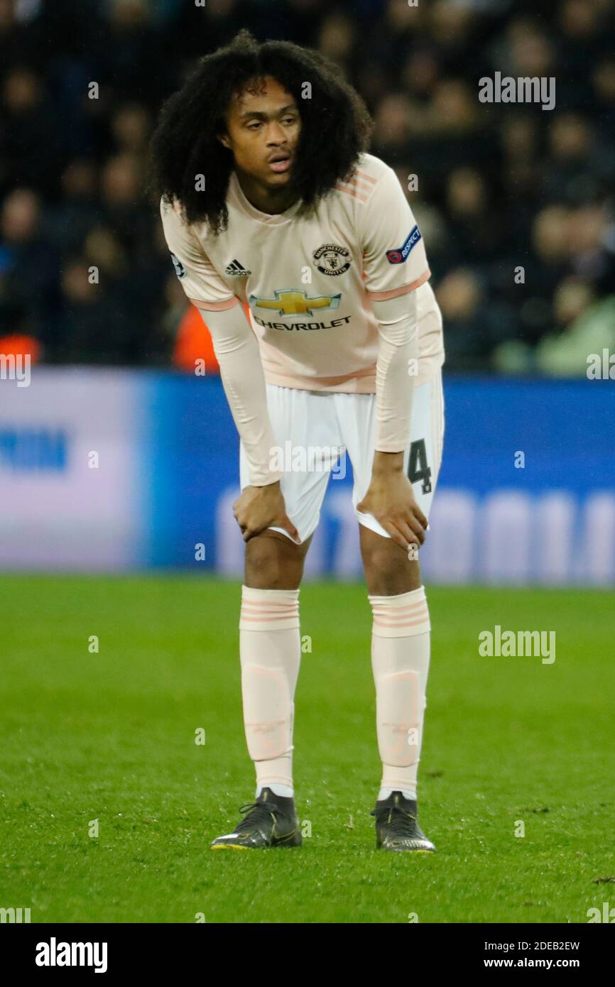 Manchester United's Tahith Chong during the UEFA Champions League round ...