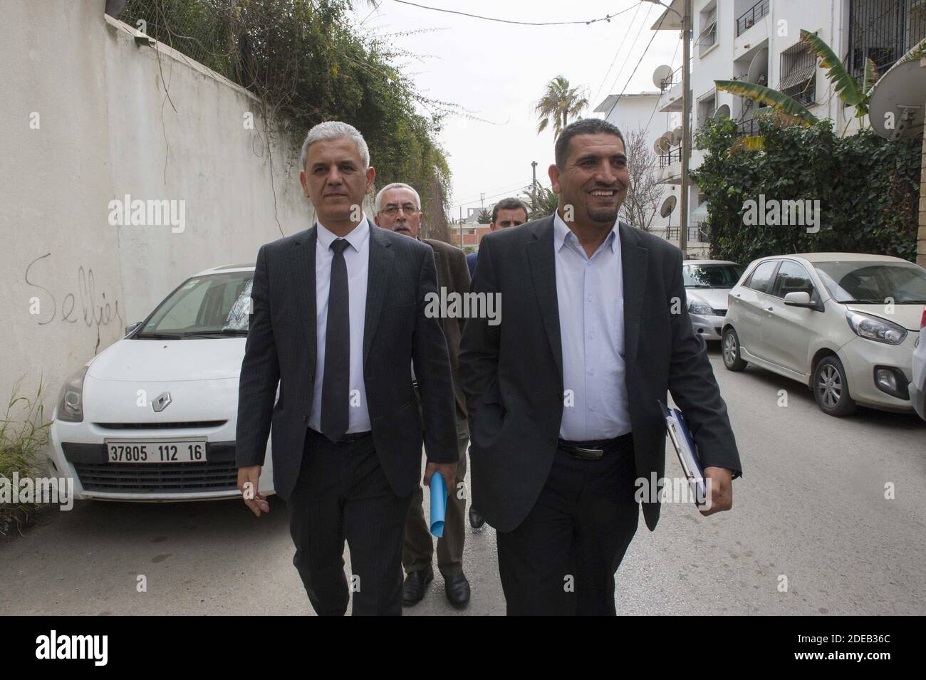 Former Algerian PM and president of Talaie El Hourriyet party Ali ...