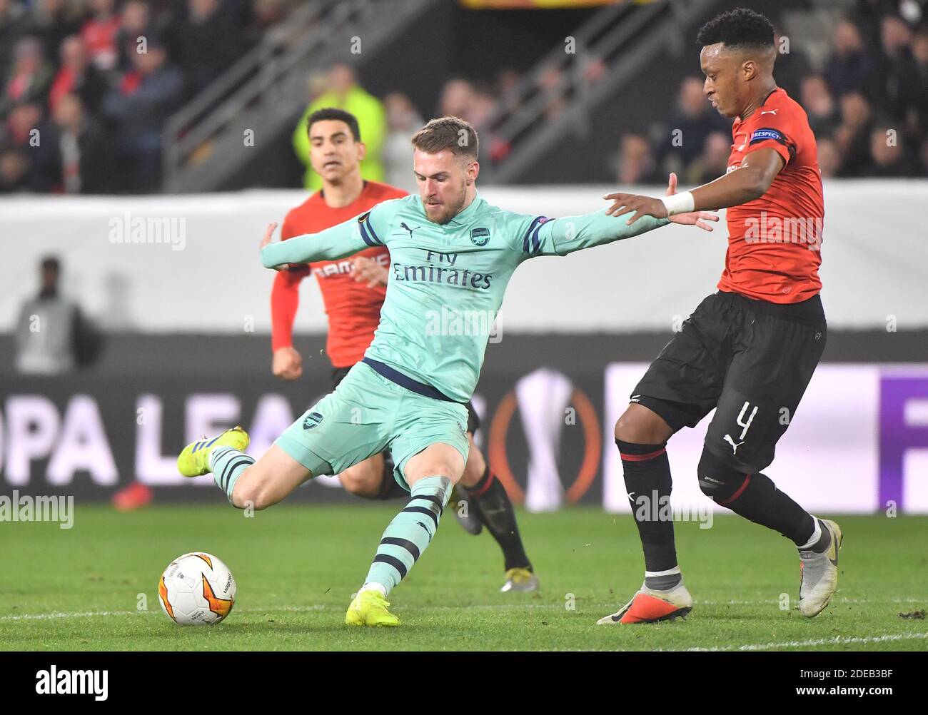 Rennes' during the UEFA Europa League round of 32 second leg football ...