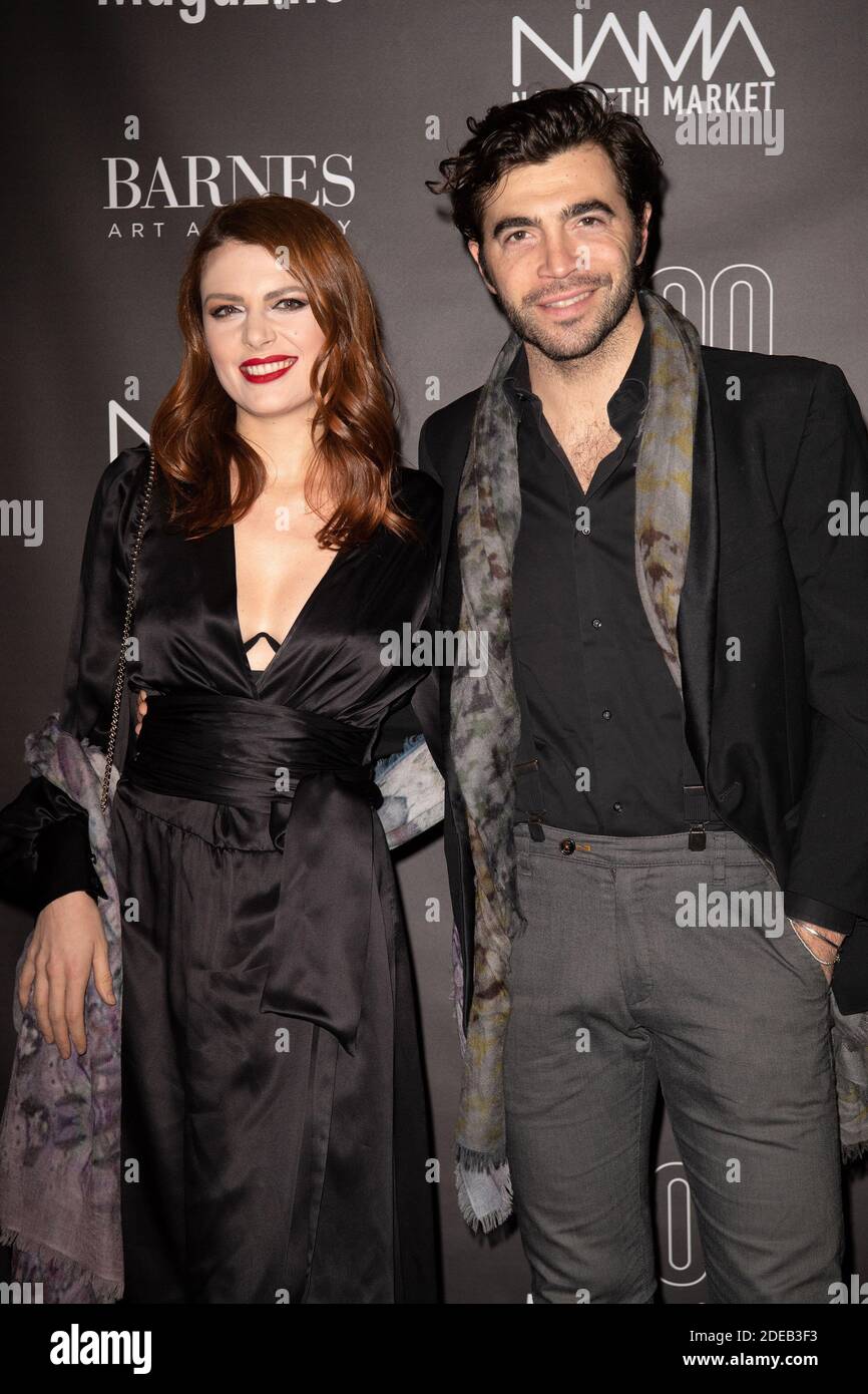 Singer Elodie Frege and her boyfriend Gian Marco Tavani attend the 7000 ...