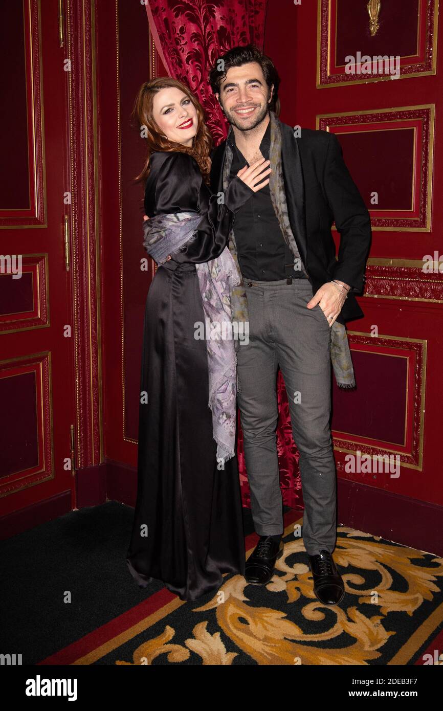 Singer Elodie Frege and her boyfriend Gian Marco Tavani attend the 7000 ...