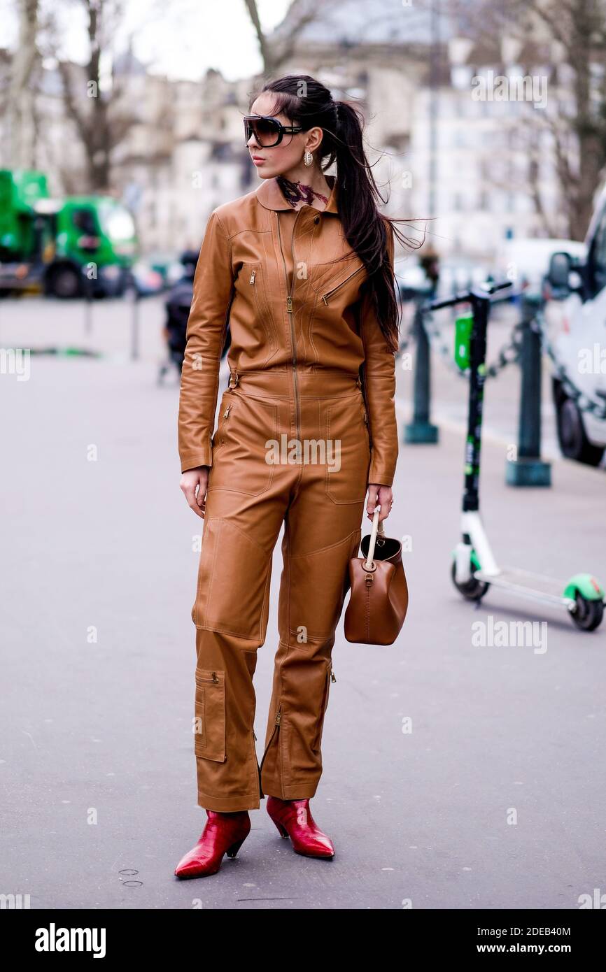 Street style, Doina Ciobanu arriving at Redemption Fall-Winter 2019 ...