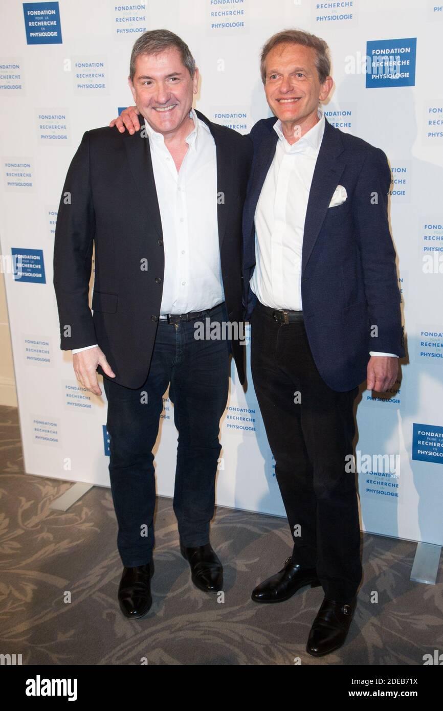 Yves Calvi and Frederic Saldmann attend ' Les Stethos D'Or 2019' Gala ...