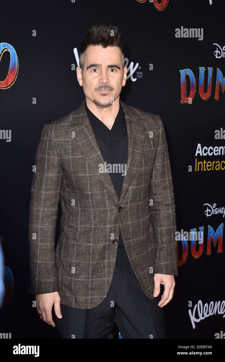 Colin Farrell attends the premiere of Disney's 'Dumbo' at El Capitan ...