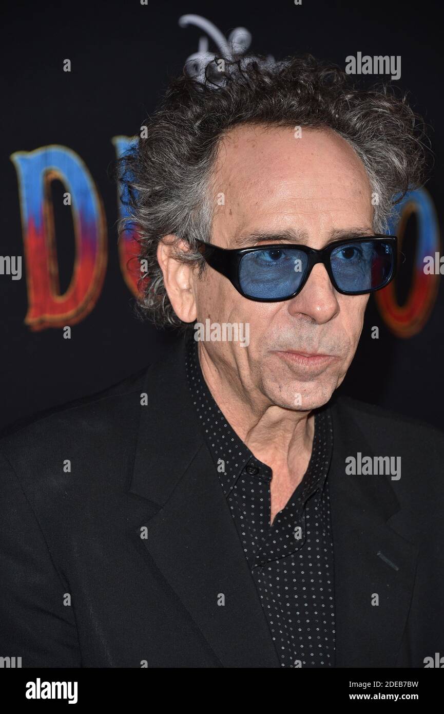 Tim Burton attends the premiere of Disney's 'Dumbo' at El Capitan ...