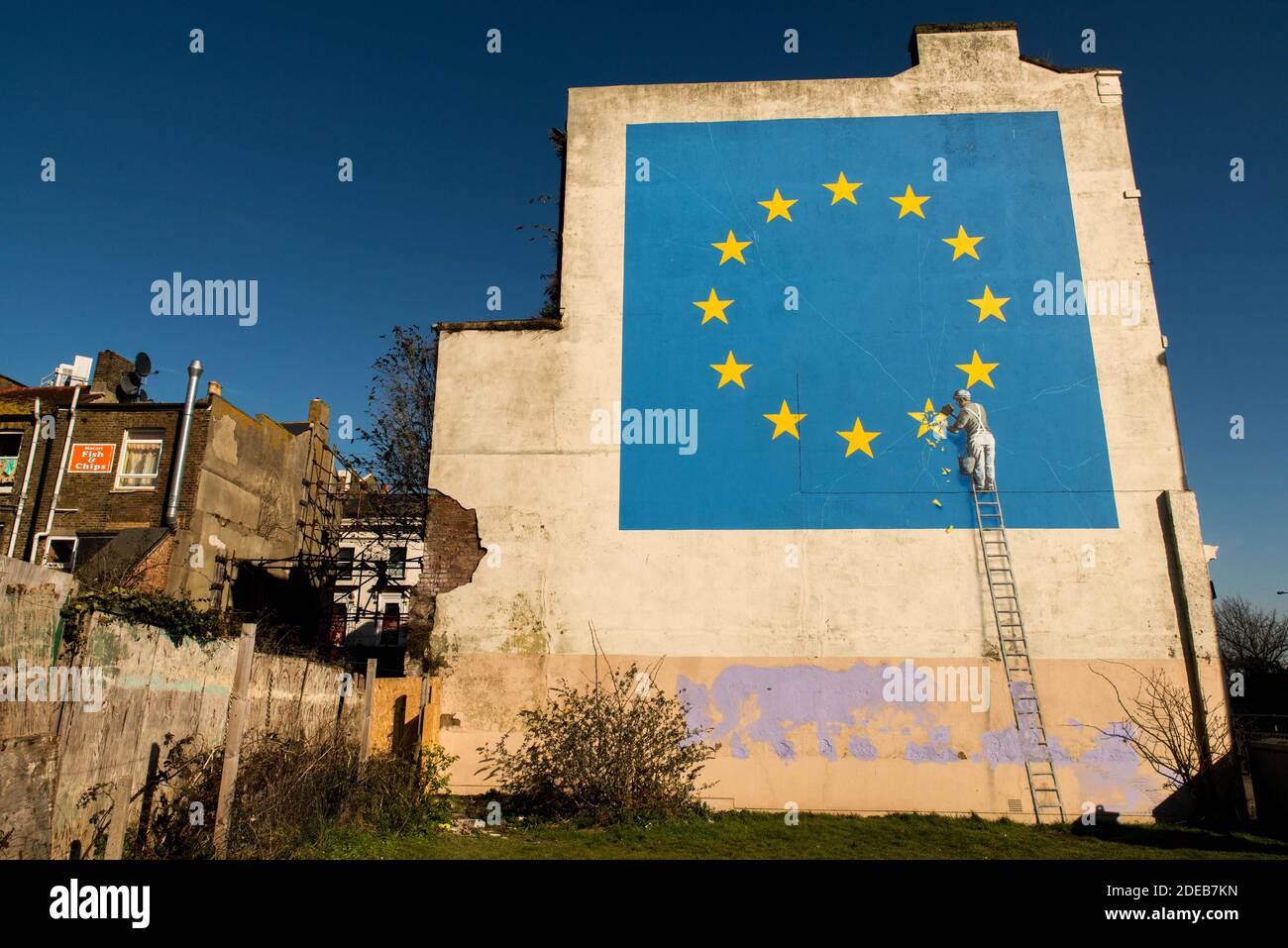 Banksy uk flag hi-res stock photography and images - Alamy