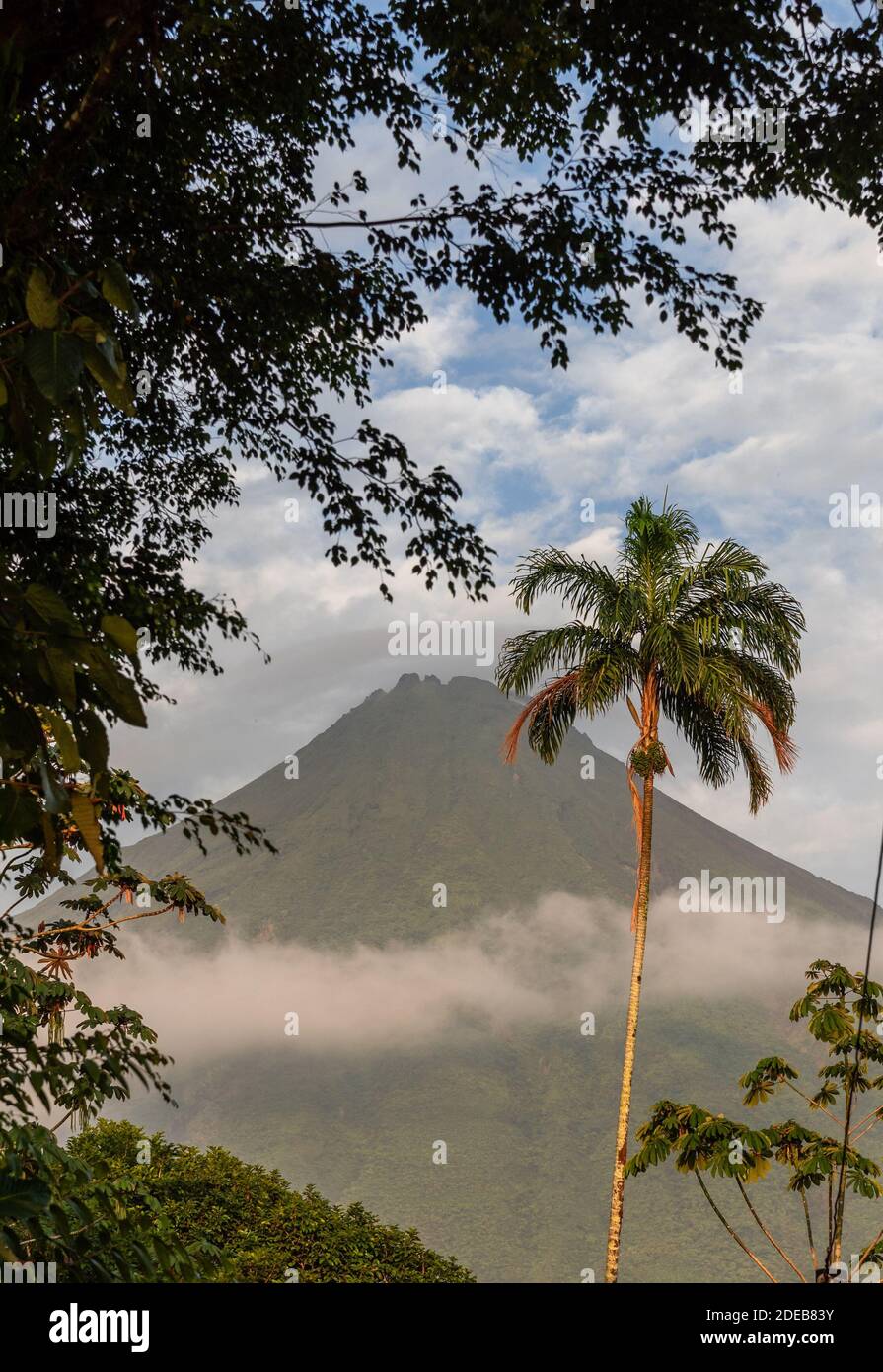 Arenal Volcano in Alajuela province in Costa Rica, Central America on ...