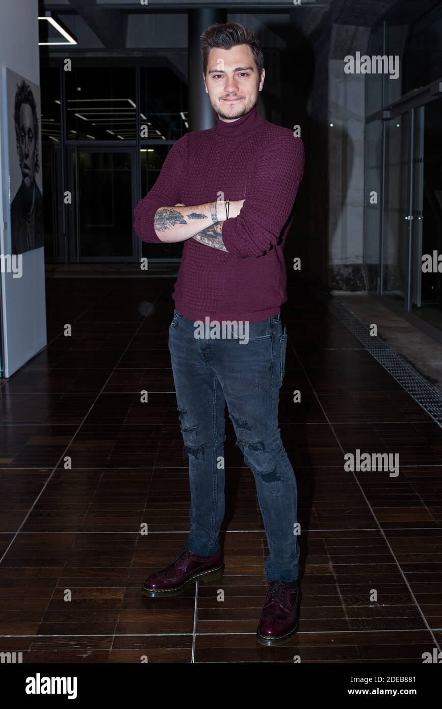 Jeff Panacloc poses during the preview of photographer Stephane de ...