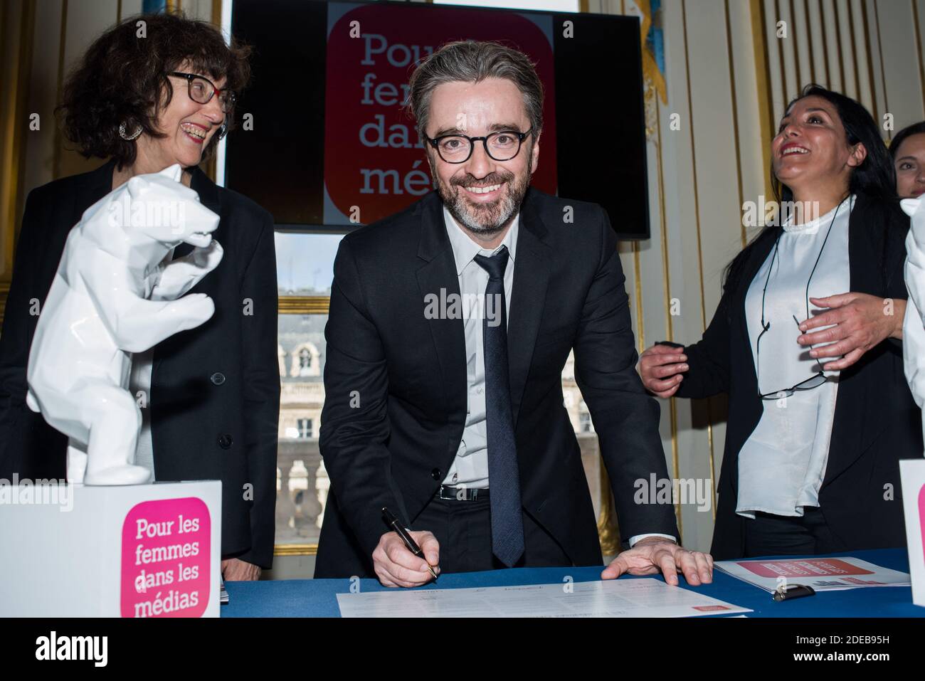 Pierre-Antoine Capton (Mediawan) poses during the PFMD awards and ...
