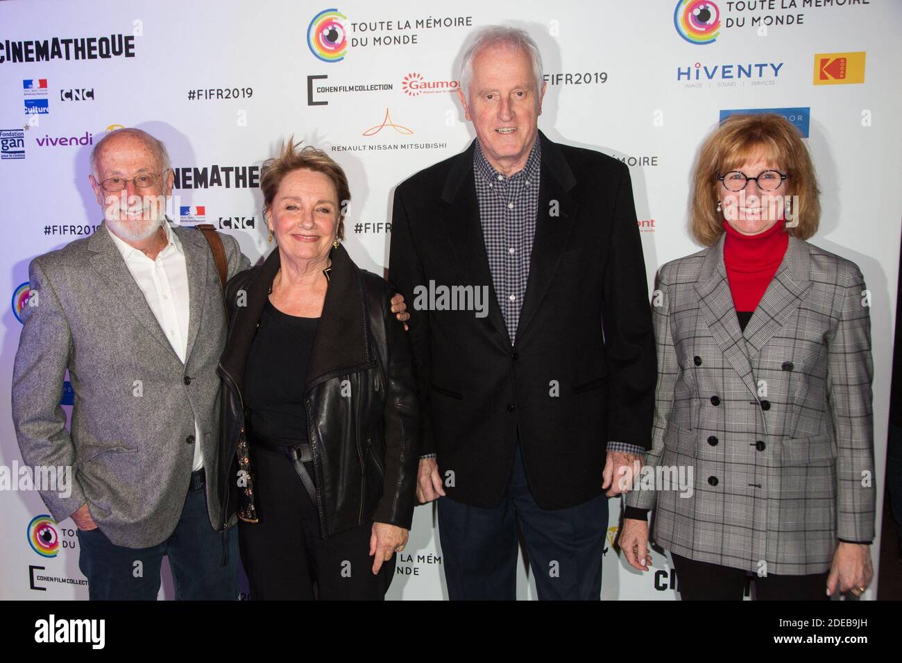 Stephen Goldblatt his wife Deborah Goldblatt and Garrett Brown his wife ...