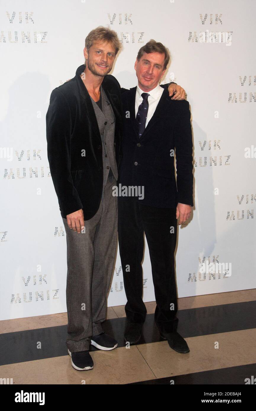 Arnaud Lemaire, Prince Charles-Henri de Lobkowicz attend the 'Vik Muniz ...
