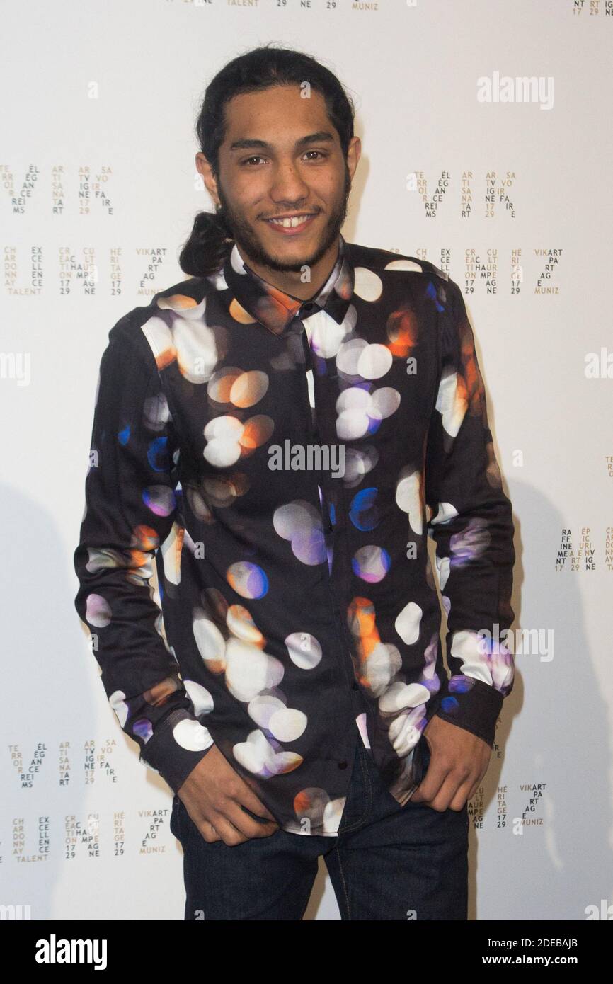Dylan Robert attend the 'Vik Muniz X La Maison Ruinart' exhibition ...