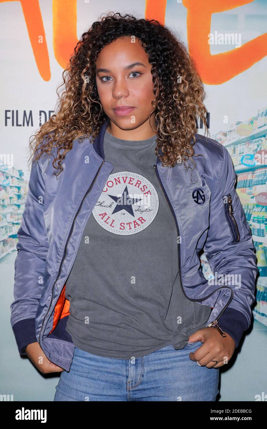 Jayci attending the Walter Premiere held at the UGC Bercy in Paris ...