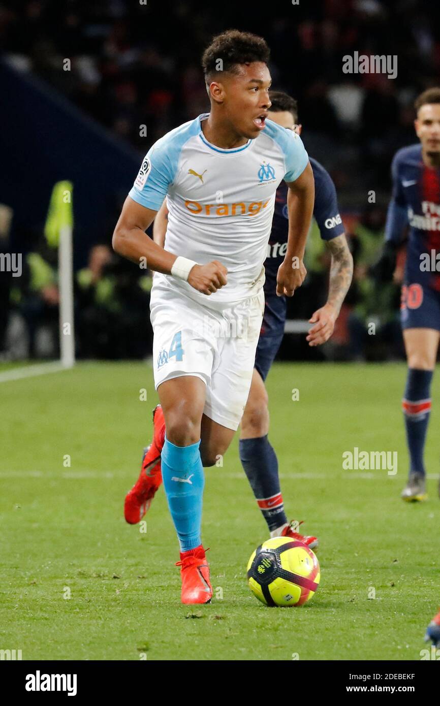 Marseille's Boubacar Kamara during the Ligue 1 Paris Saint-Germain (PSG ...