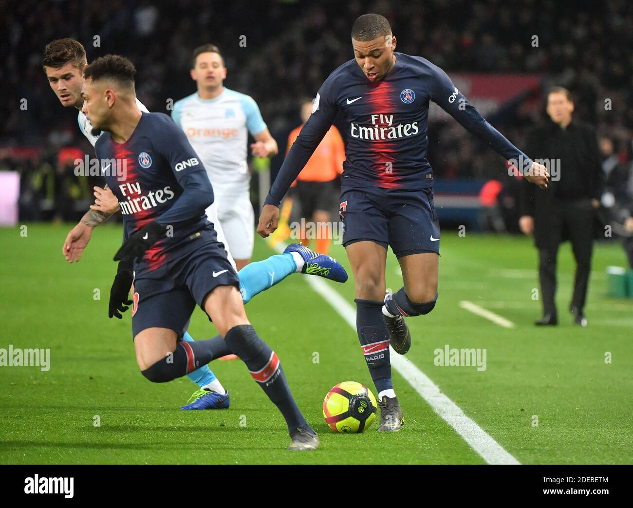 Paris Saint-Germain's Kylian Mbappé during the Ligue 1 Paris Saint ...