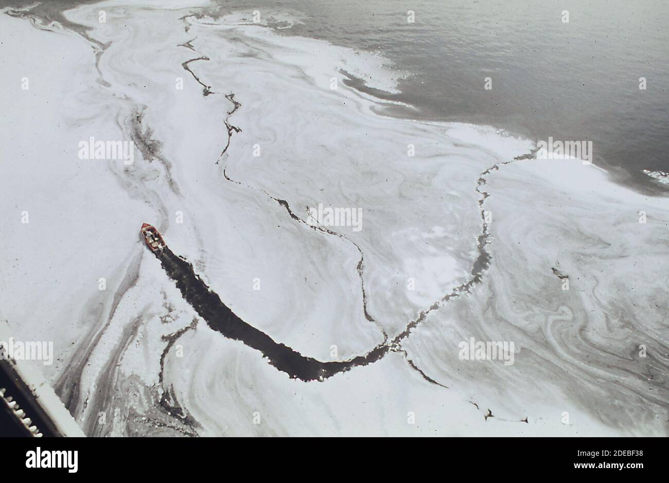 1970s Photos (1972) - White scum bubbles up by the hundreds of gallons ...