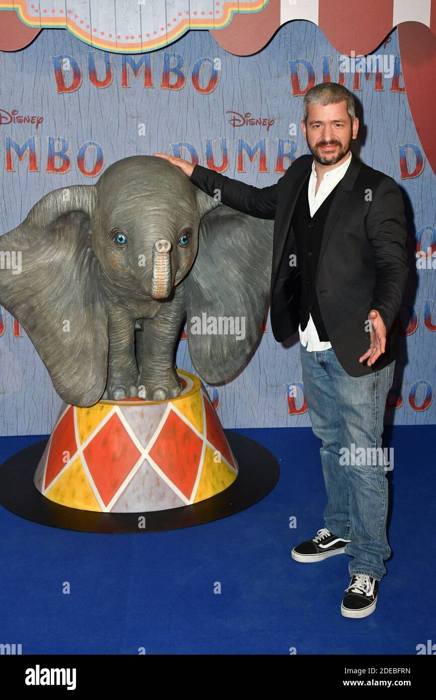 Gregoire attends the Dumbo gala screening at Le Grand Rex Cinema on ...